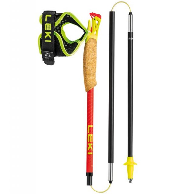 Leki Ultratrail FX.One Superlite Bright Red / Neon Yellow | 120 cm